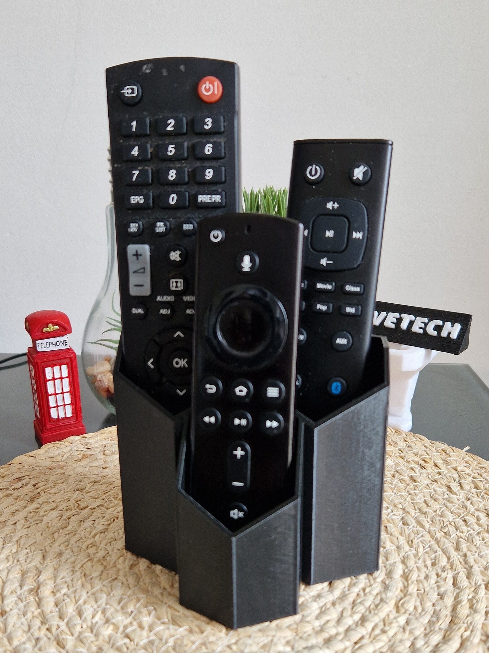 Stylish Remote Control Holder 3D Printed - Etsy