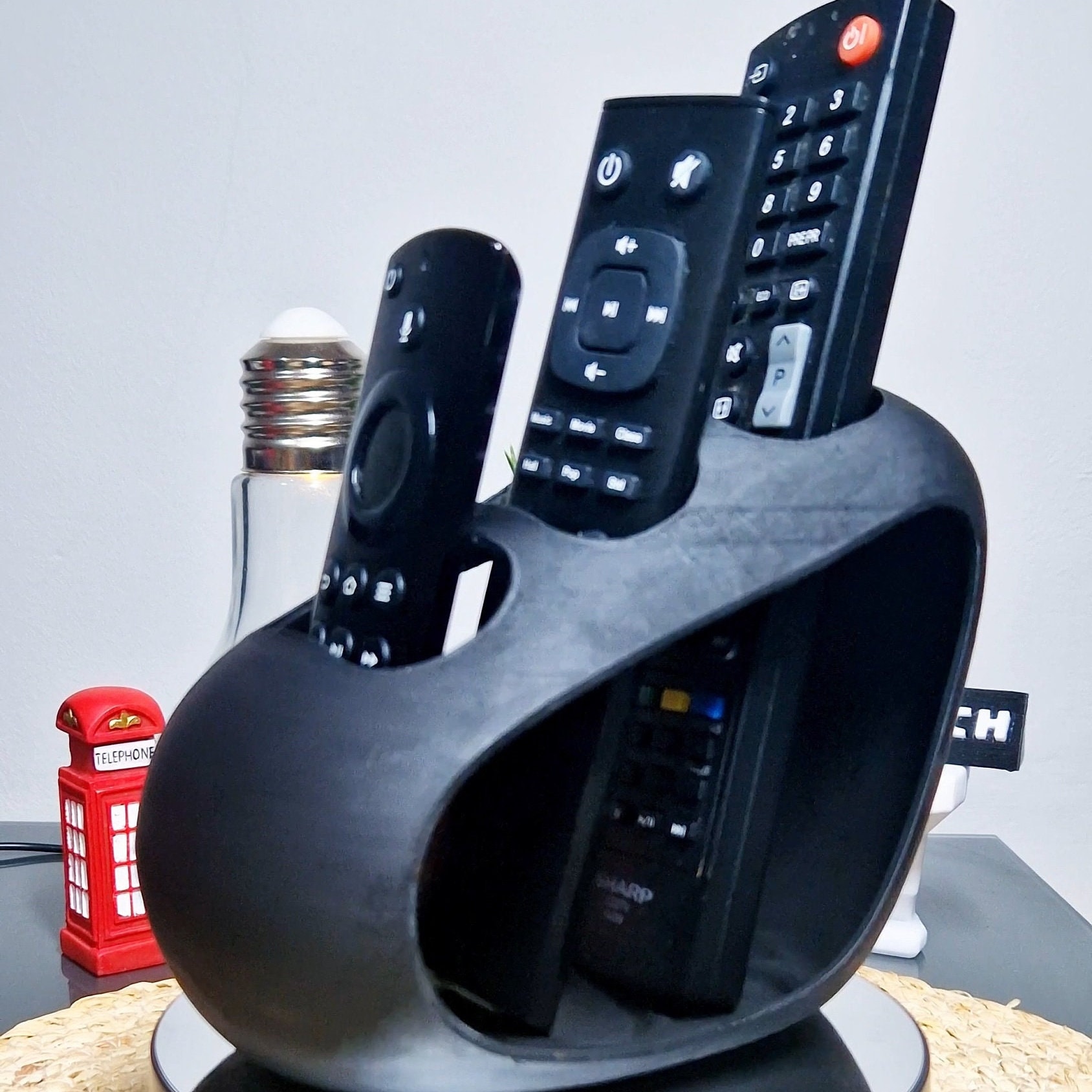 Remote Control Holder 3D Printed - Etsy