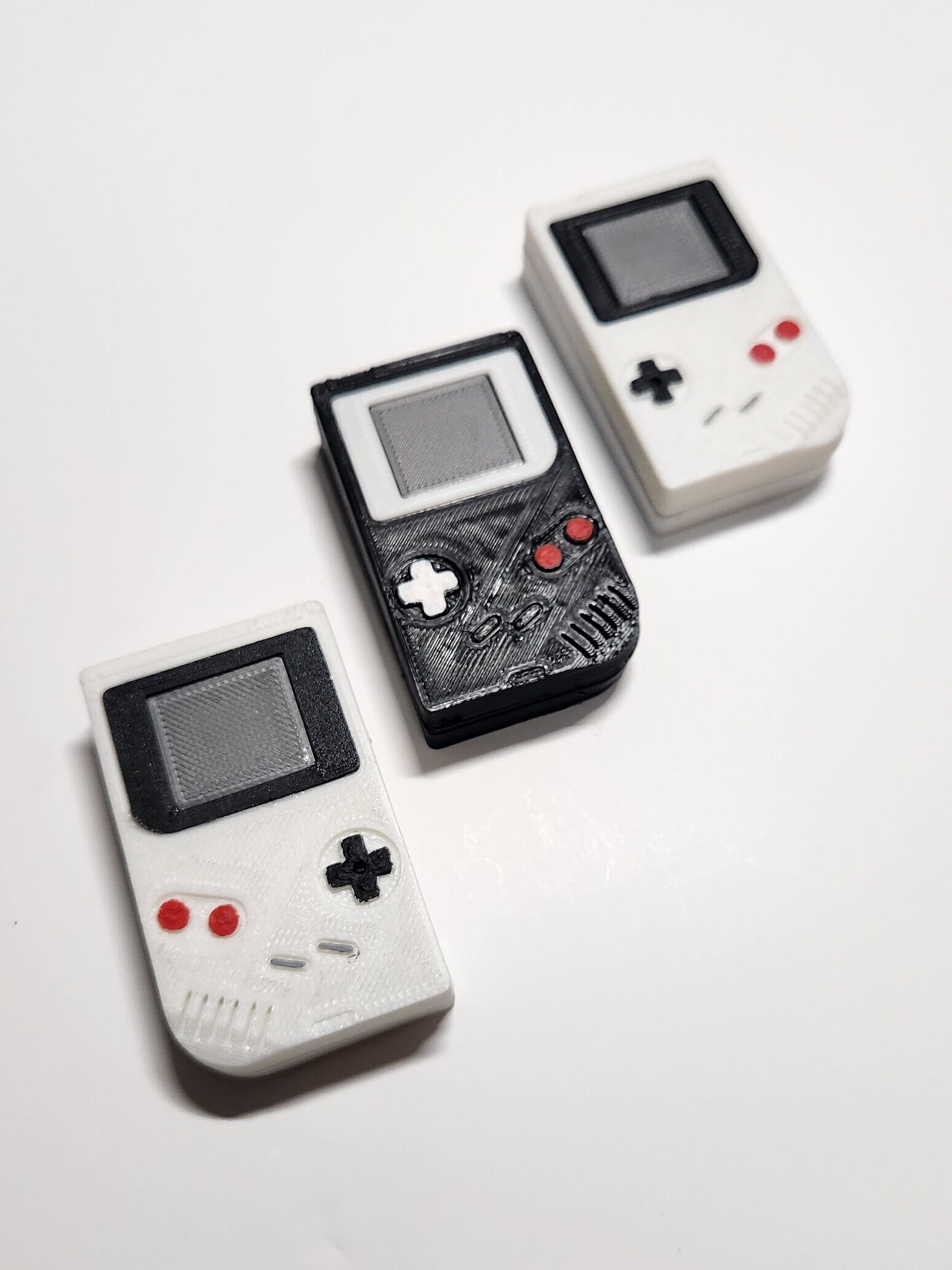 White Gameboy Fidget Slider, Haptic Slider, Fidget Clicker, Stress ...
