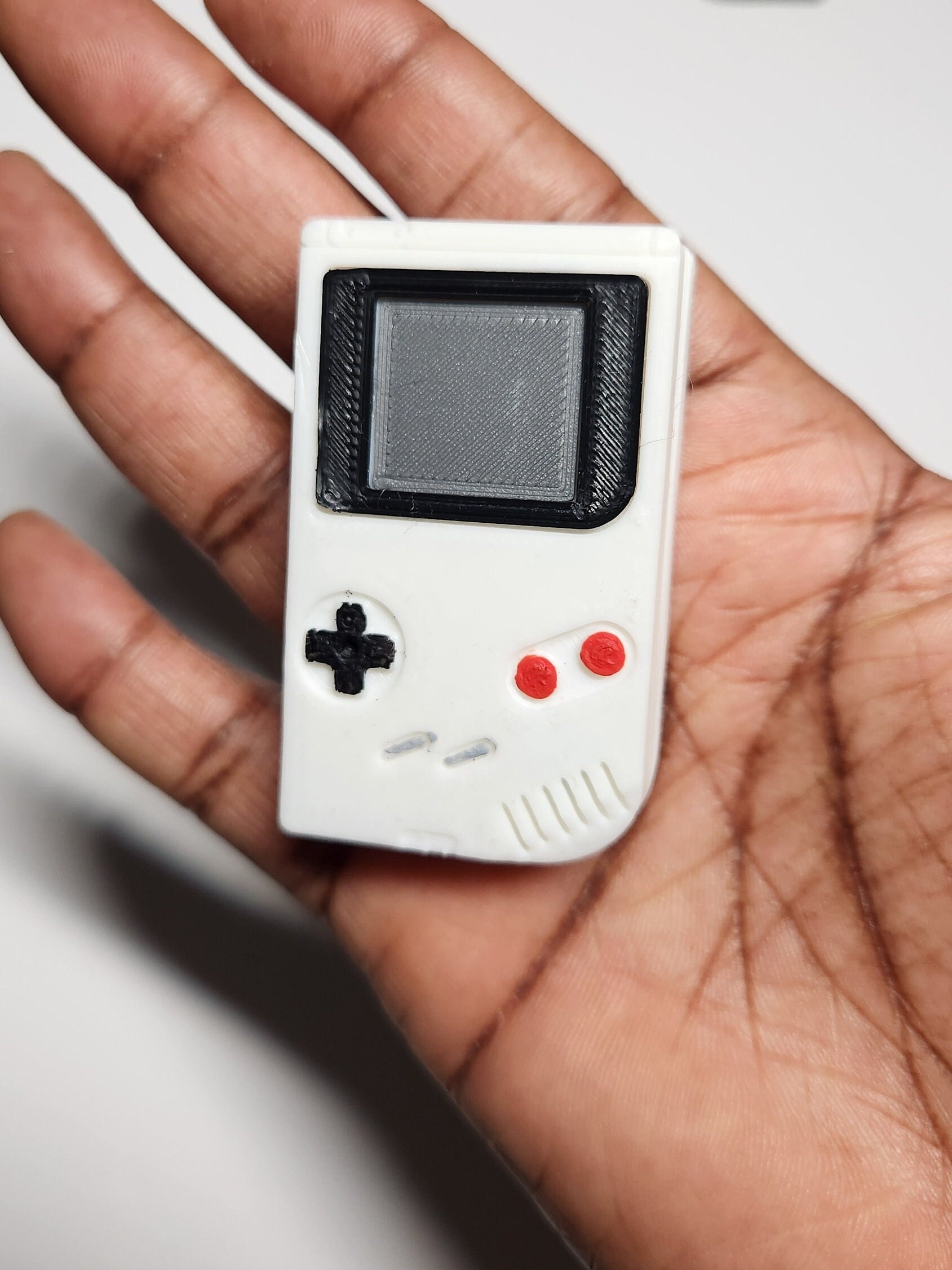 White Gameboy Fidget Slider, Haptic Slider, Fidget Clicker, Stress ...