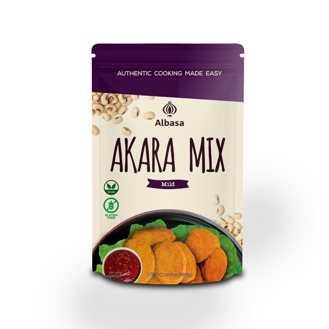 Akara Mix, Instant (bean Fritter) 13.5oz, 100% Beans. Just Add Water and Oil - Etsy