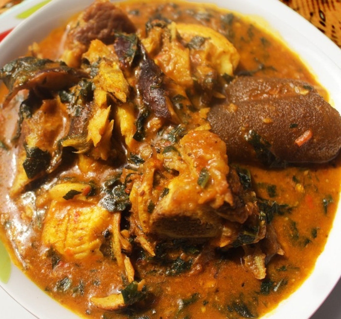 Ogbono Soup Mix, 8oz Authentic African. Ready-to-cook. No Preservatives ...