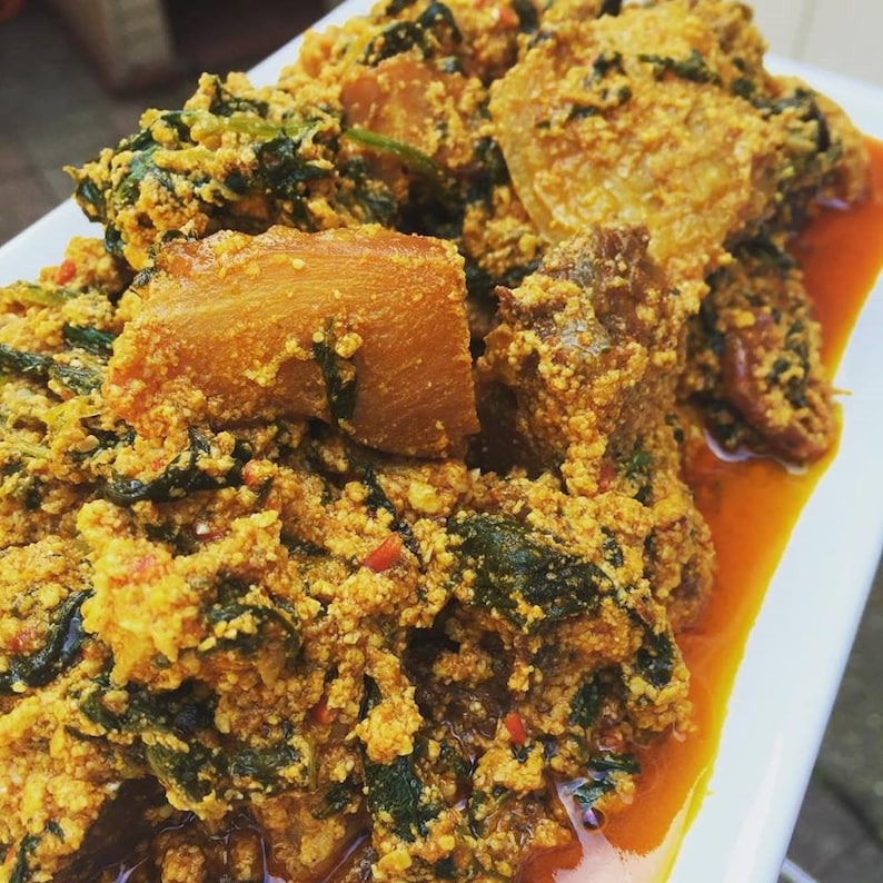 Egusi Soup Mix 12oz Authentic African Ready To Cook No Preservatives No Fillers Etsy