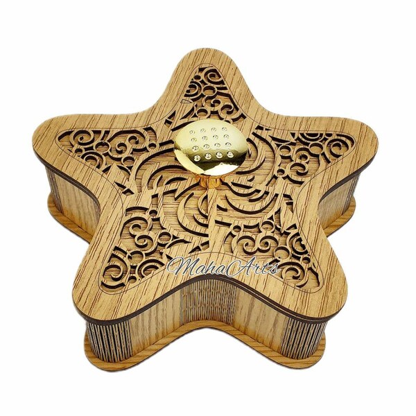 Star Shaped Box - Etsy