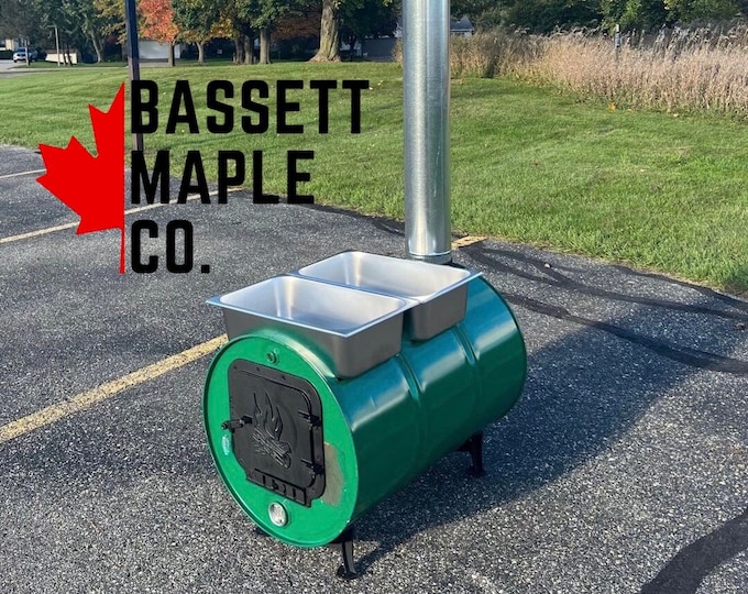 PREORDER - 55 Gallon Barrel Maple Syrup Evaporator Bassett Maple Co. - Etsy
