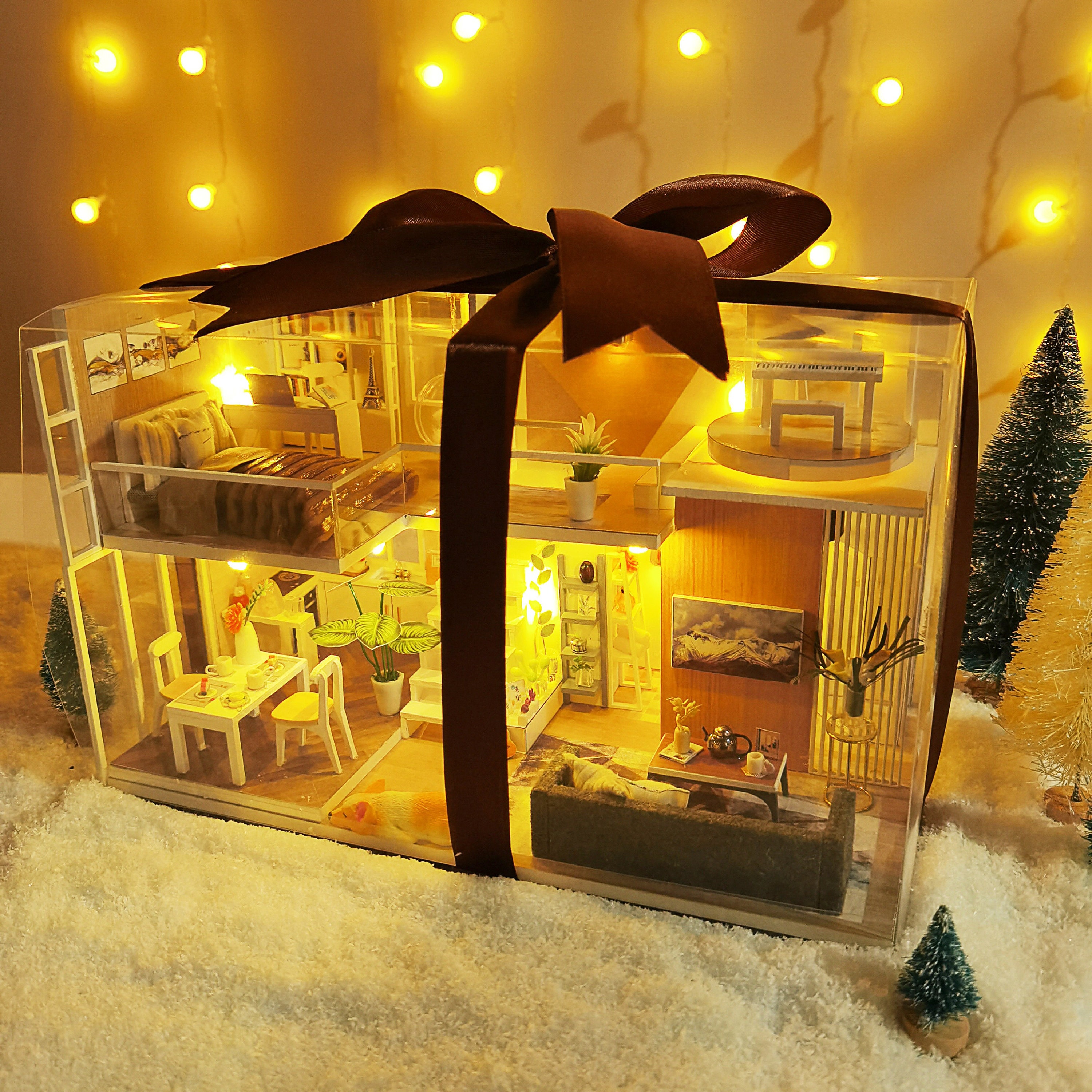 Completed-made Fully Furnished Piano House Loft Apartment Model- Wooden ...