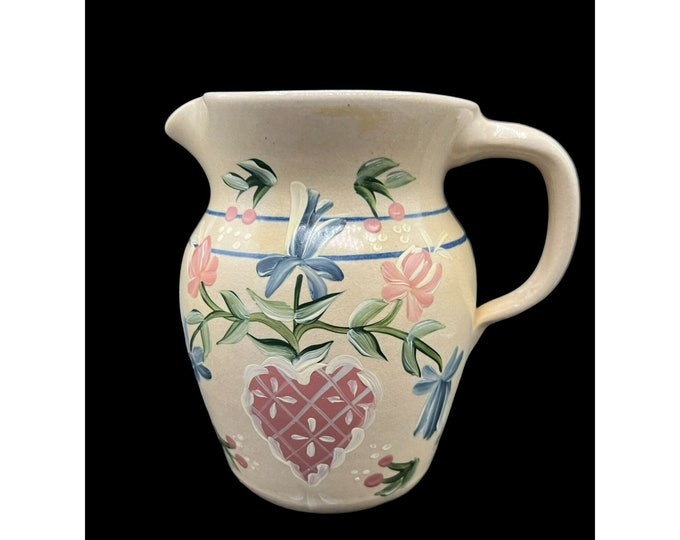 Vintage Handcrafted Vintage Pitcher Ellis E P Pottery Marshall Texas ...