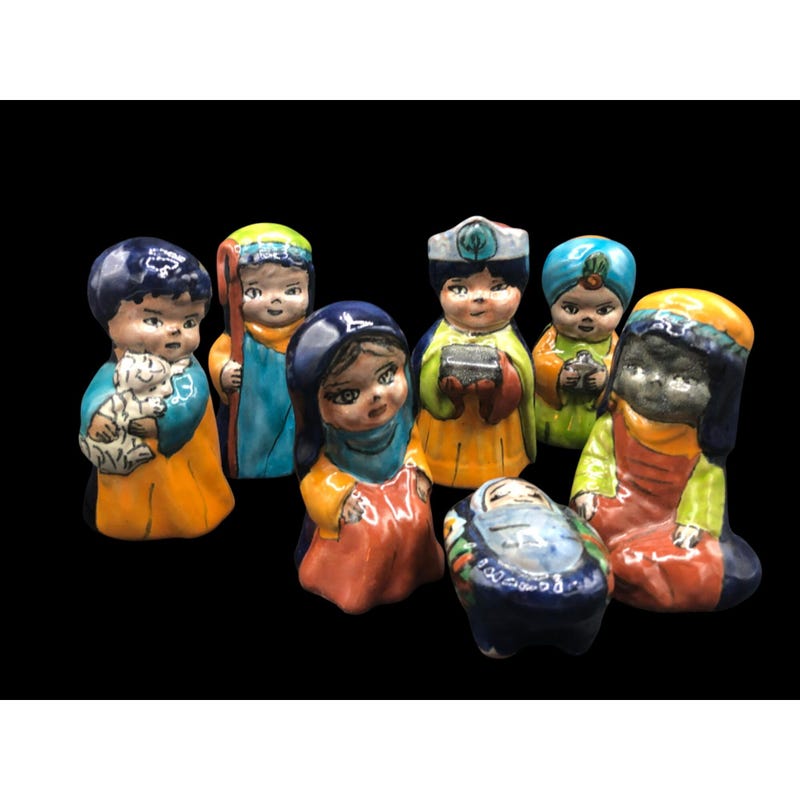 Terracotta Nativity - Etsy