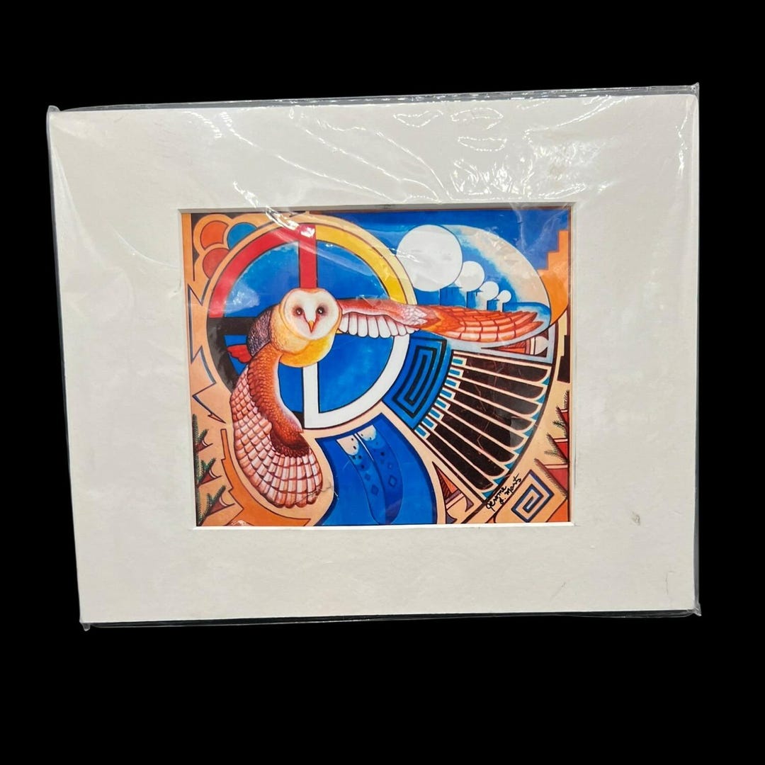Spirit Guide - Owl Art Native America Southwest Barn Owl Jerome ...