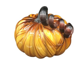 Murano Glass Pumpkin - Etsy