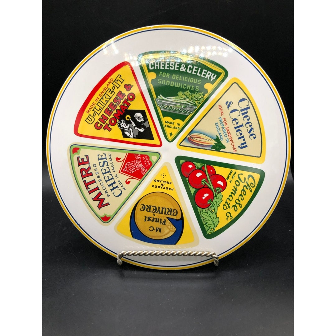 Rosanna Cheese Plate Set 5 Pc With Storage Box 1 Cheese Board 4 ...