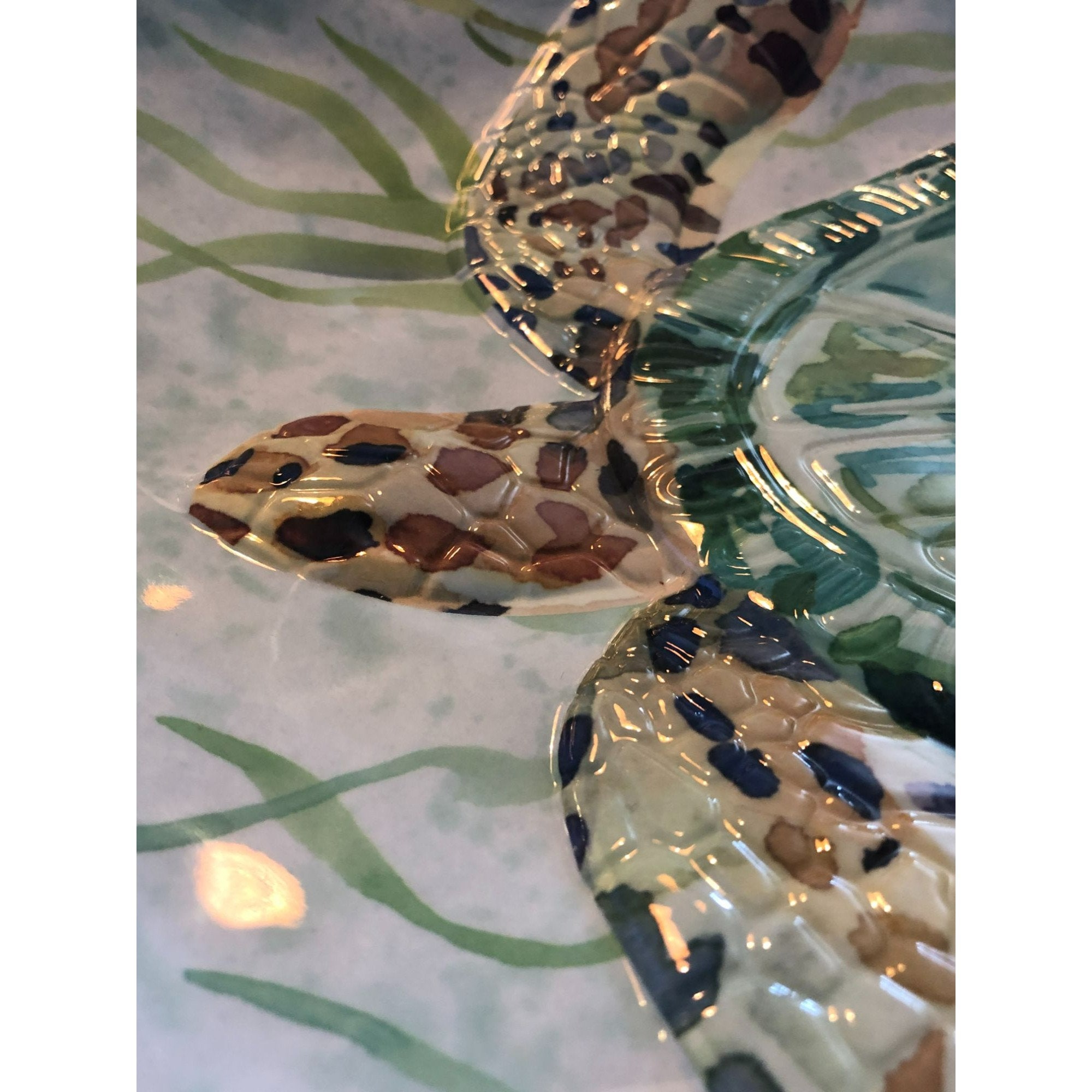 Sigrid Olsen HOME 3-D Sea Turtle Melamine Large Serving Bowl Solid ...