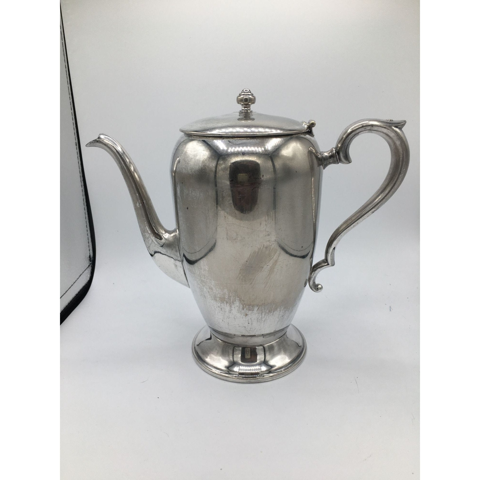 Keystone SILVER Coffee Pot Server Silverplate Over Copper KEYSTONEWARE ...