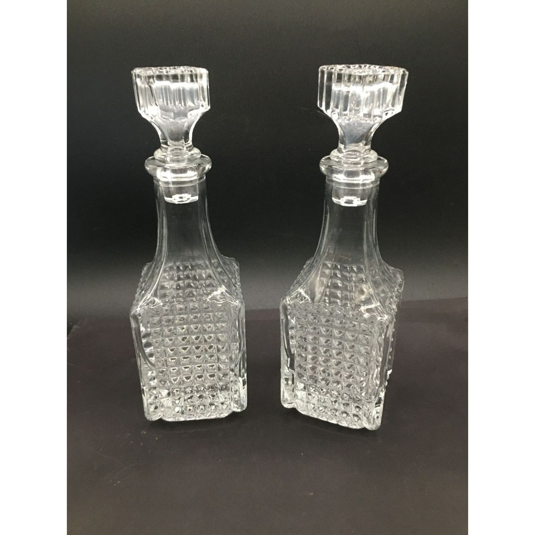 Antique English Glass Cruets With Stoppers Replacements for Old English ...