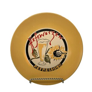 Set of 4 Pottery Barn Beer Dishes Plates 8.25" Lager Ale Porter Art ...