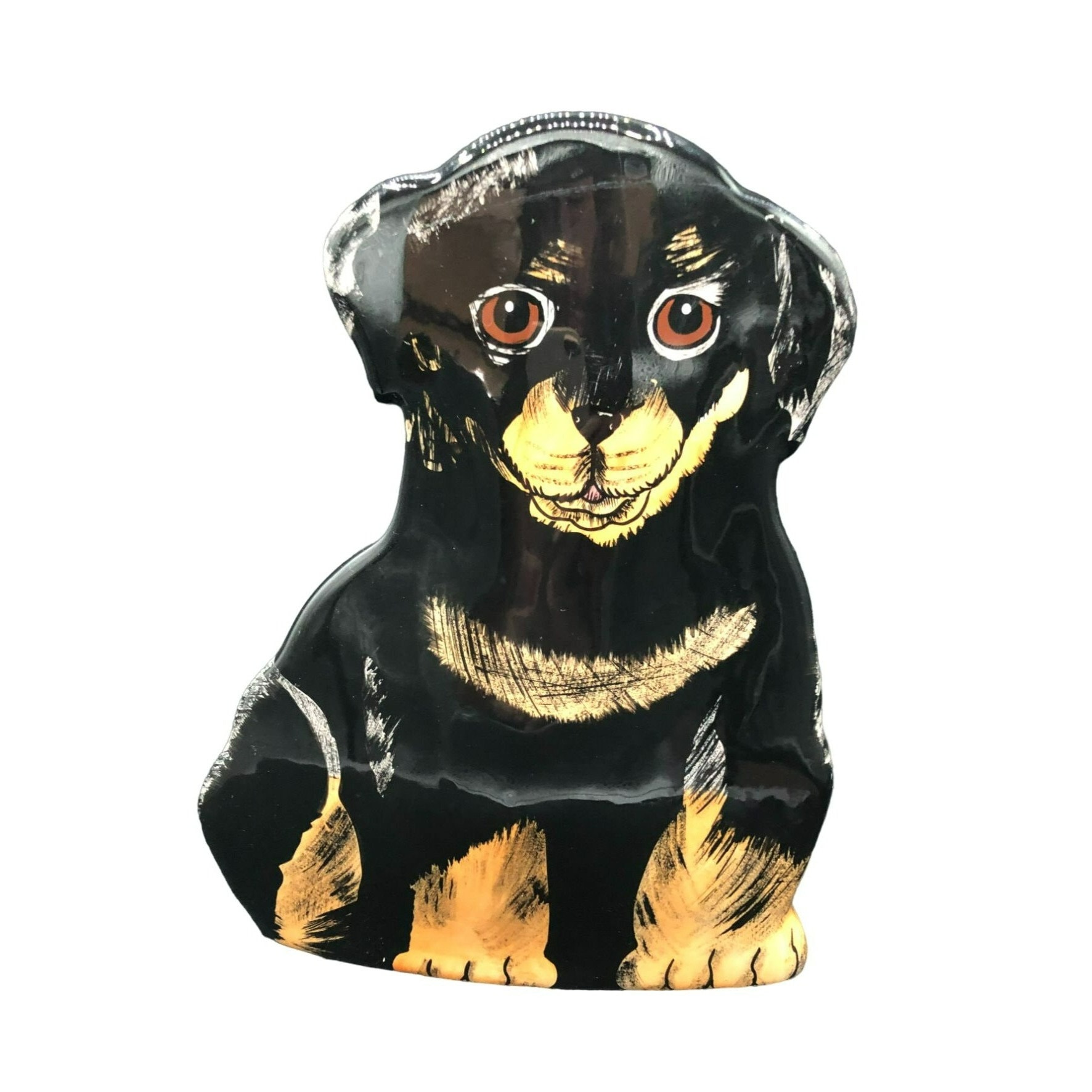 Rottie Dog Vase dogs by Nina Rottweiler Puppy Vase Planter - Etsy