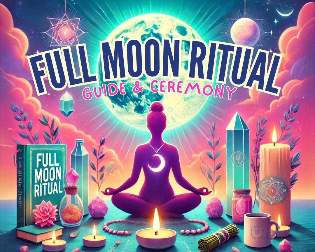 Full Moon Spiritual Ritual Guide PDF - Soul Spark Cafe Monthly Insights ...