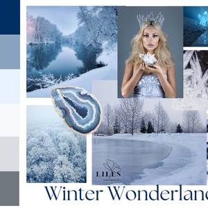Premo Polymer Clay Color Recipe, Winter Wonderland, Blue White Silver ...