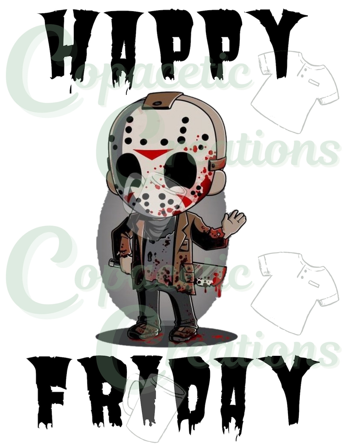 Friday the 13th Happy Friday PNG - Etsy