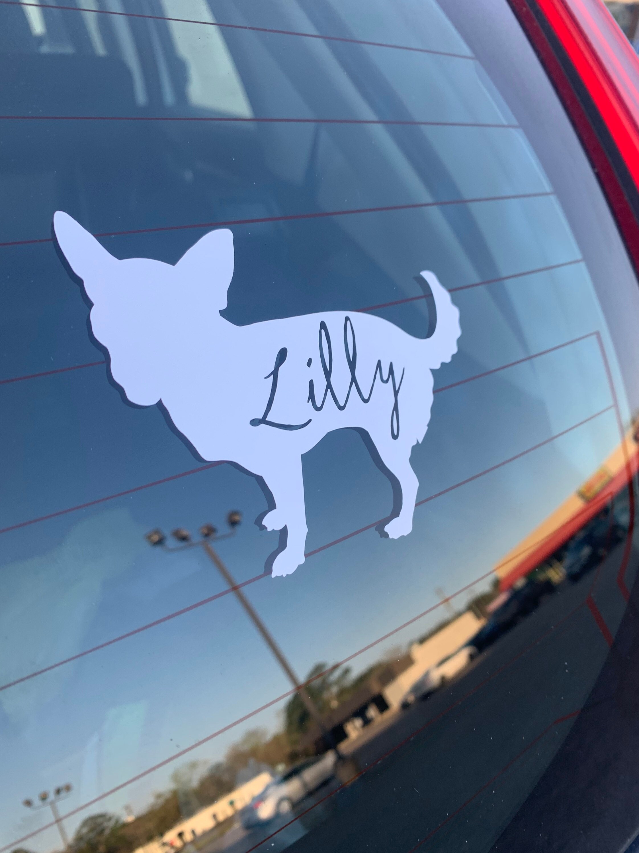 Custom Dog Decal With Name Sticker for Cars/trucks/laptops/decoration ...