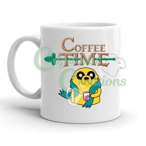 Adventure Time Coffee Time PNG | Etsy