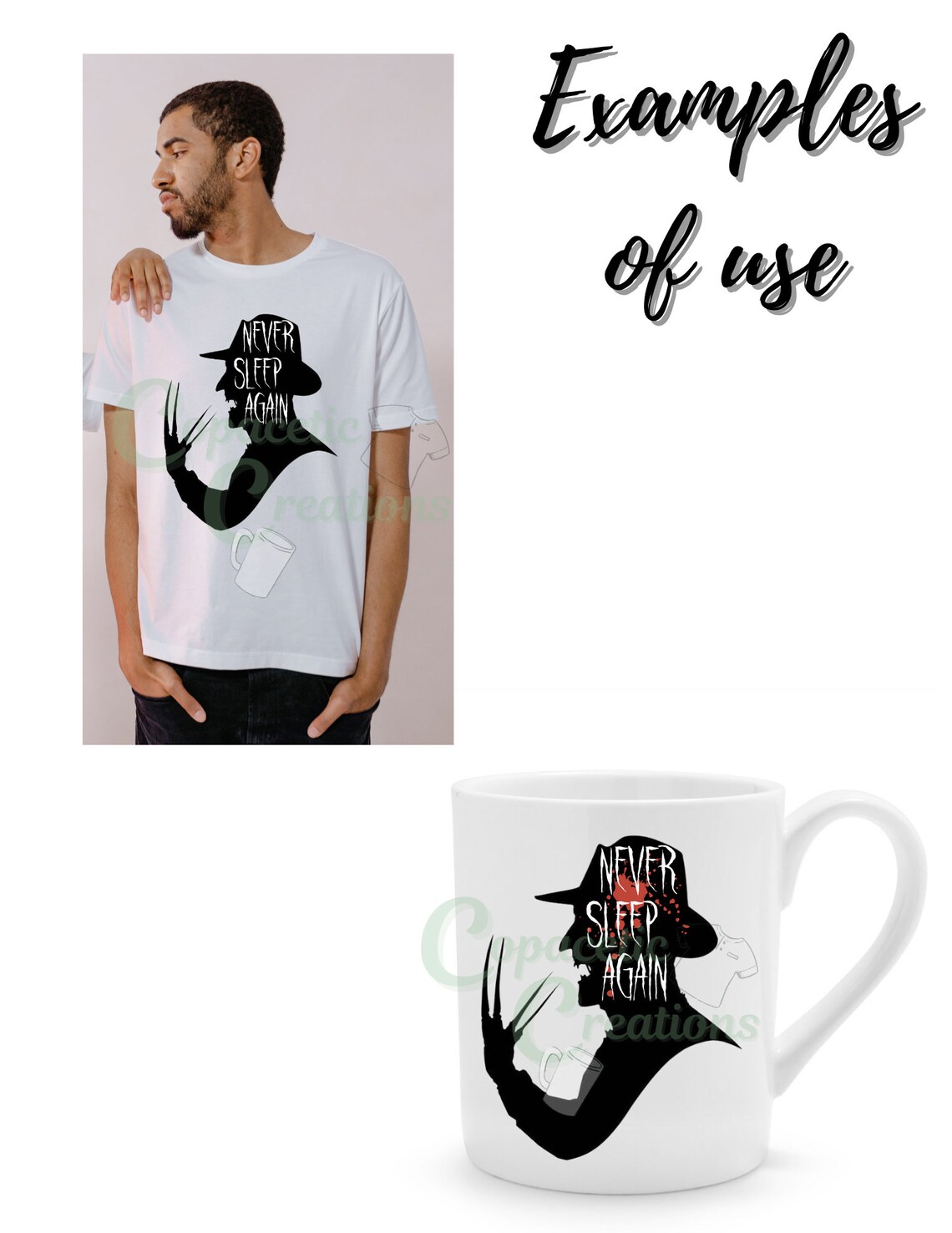 Freddy Krueger Never Sleep Again PNG - Etsy