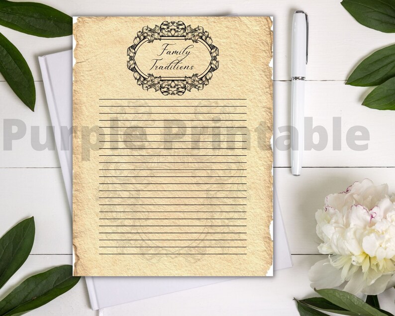 Family History Journal, Family Tree, Family Notebook, Genealogy ...
