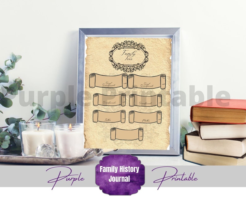 Family History Journal, Family Tree, Family Notebook, Genealogy ...