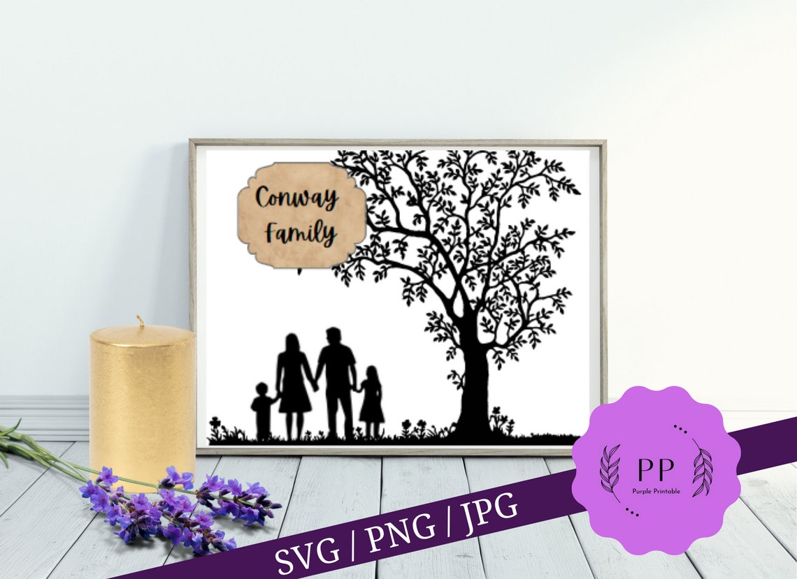 Family Tree Svg, Png, Family SVG, Reunion, Family Tree Our Roots Remain ...