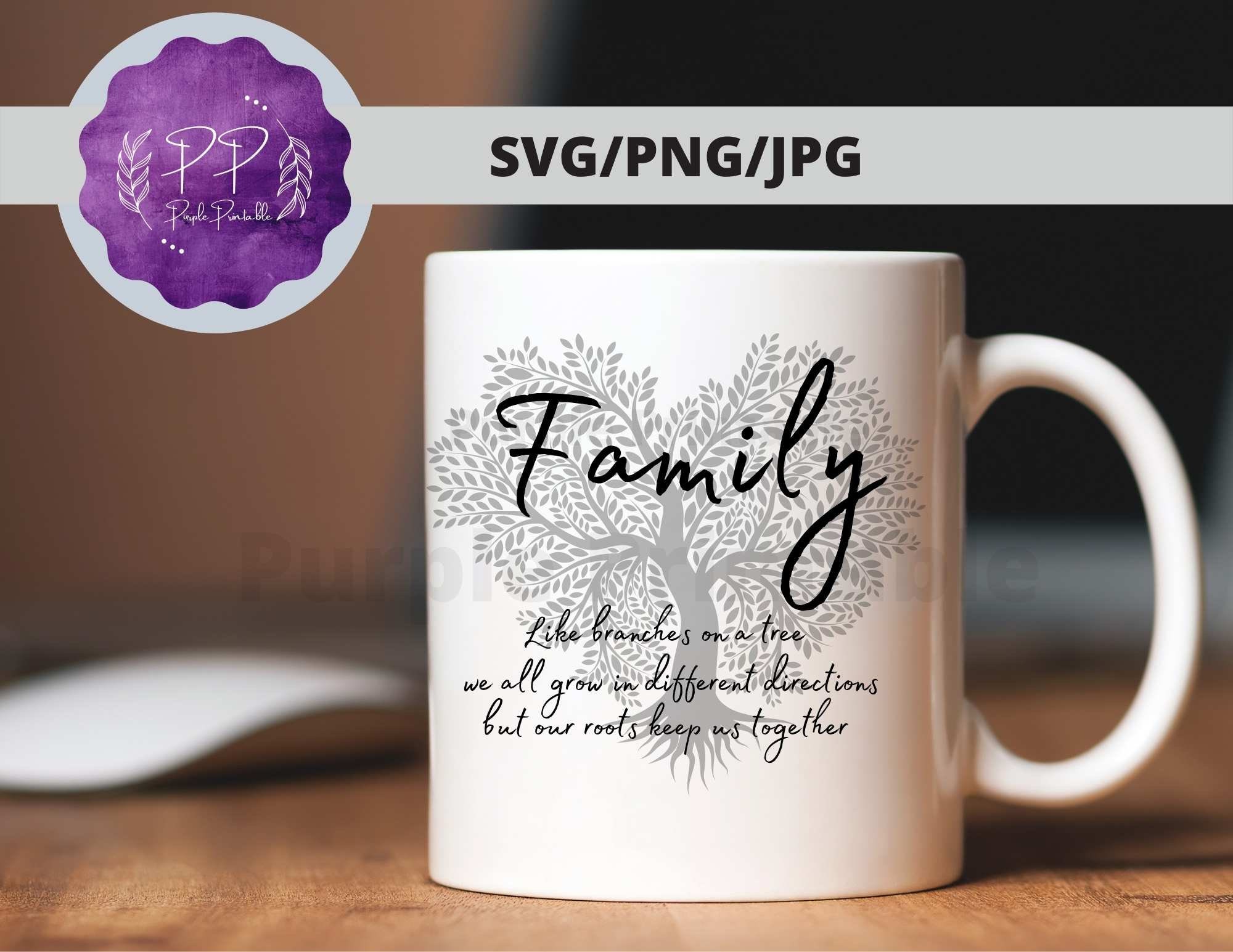 Family Tree Svg, Family Roots, Being a Family Png Jpg,keepsake, Home ...