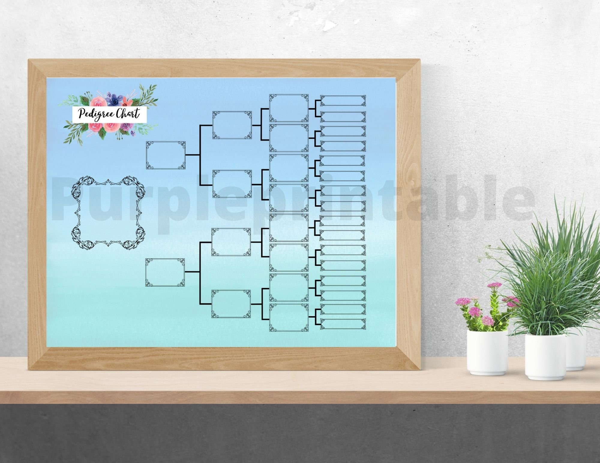 Pedigree Chart1 03/family Tree Chart PRINTABLE AND Fillabe/family Tree ...
