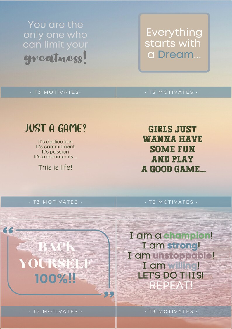Motivational Cards | Inspirational Cards Set | Positivity Cards | 2 ...