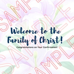 Confirmation/rcia Greeting Card DIGITAL FILE - Etsy