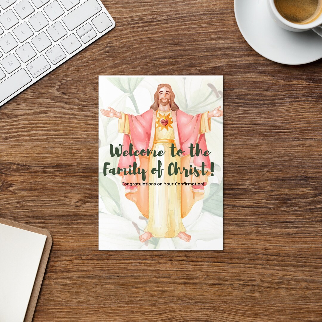 Confirmation Greeting Card DIGITAL FILE - Etsy