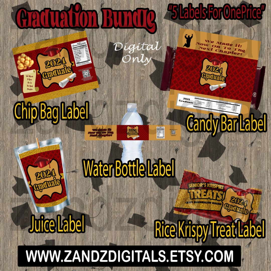 2024 Bundle Graduation Template, 2024 Graduation Favor, 2024 Senior ...