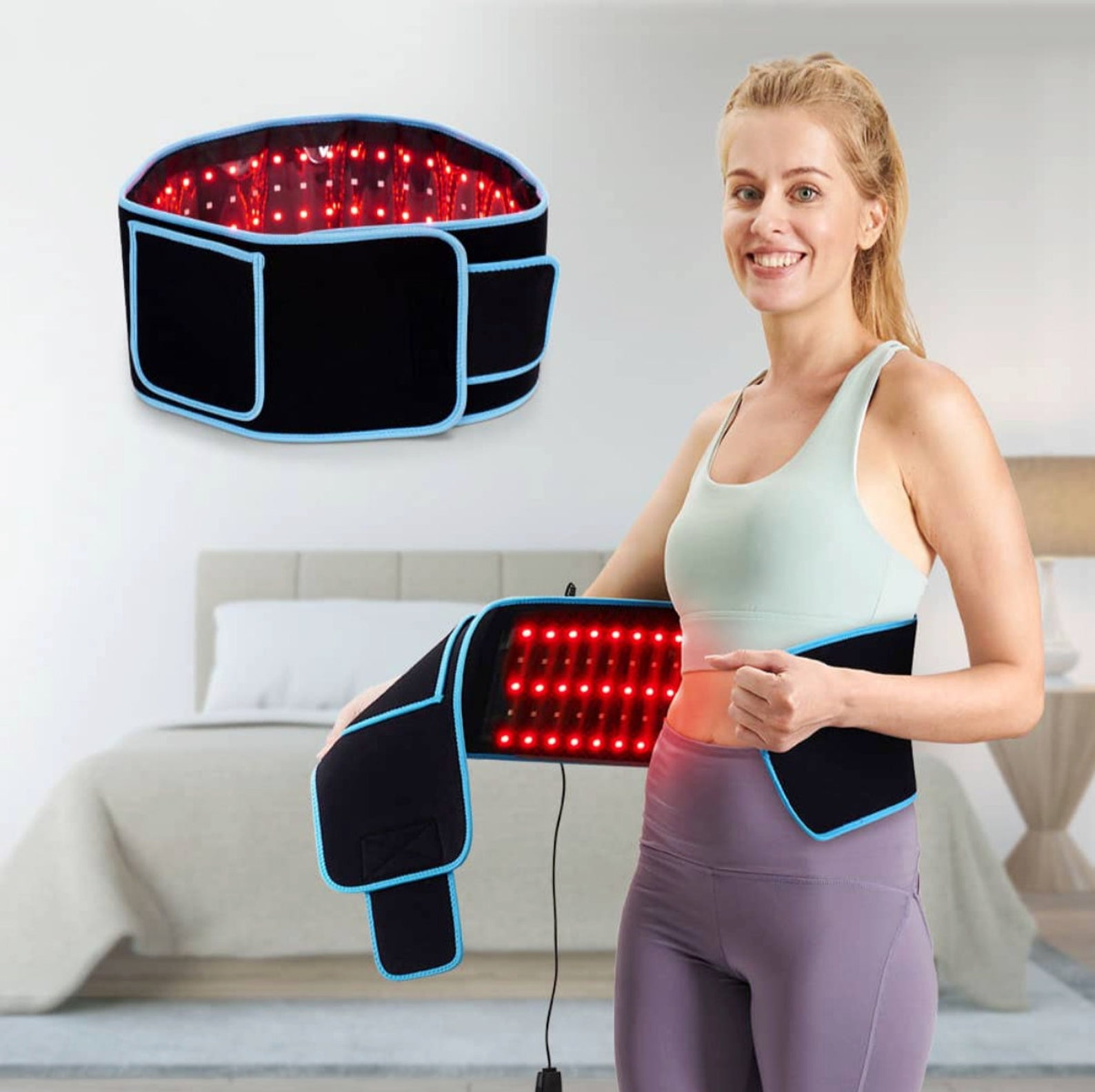 Laser Lipo Belt, Red Light Therapy, Infrared Light Deep Therapy Device ...