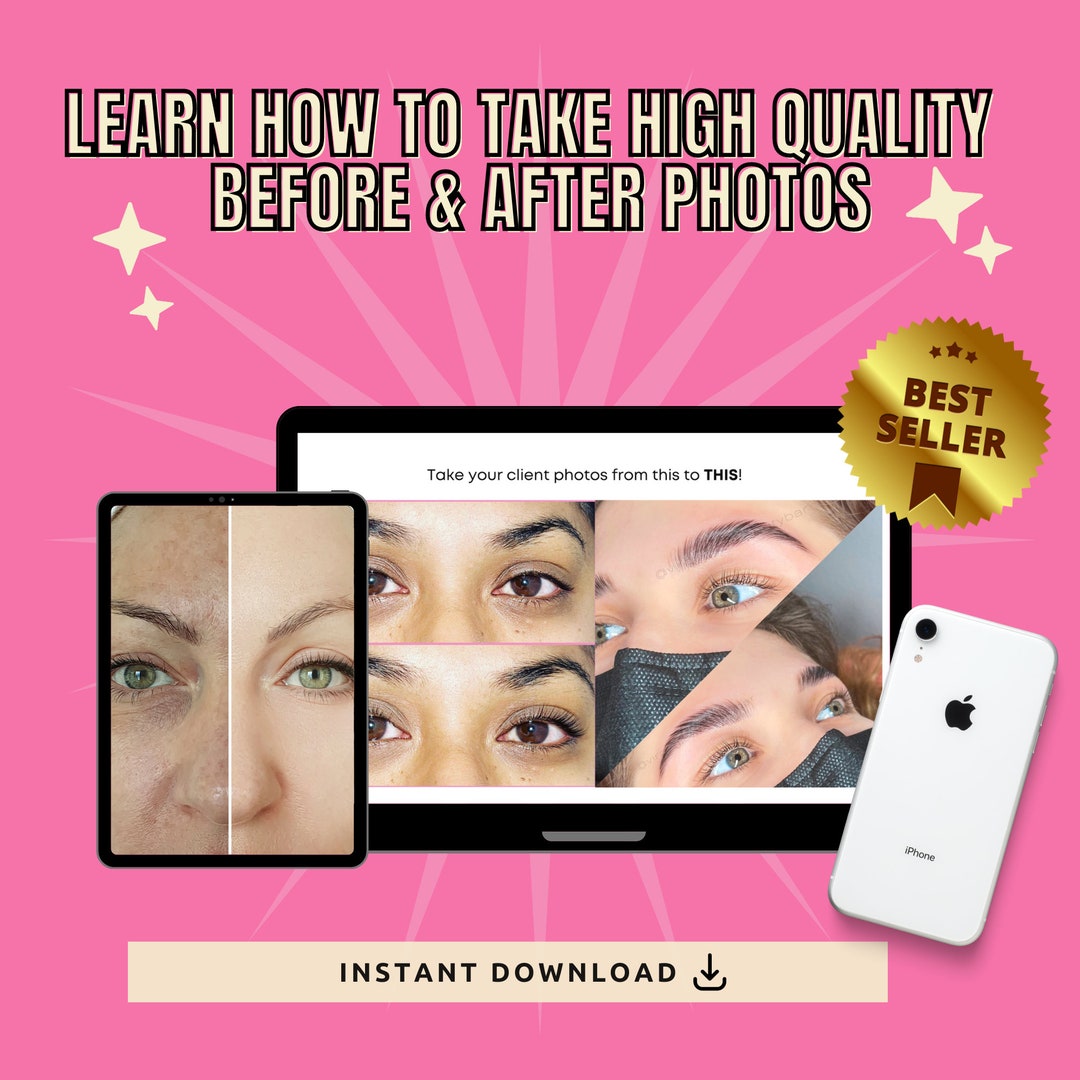 Beauty Client Before & After Photo Guide for iPhone (digital Download ...
