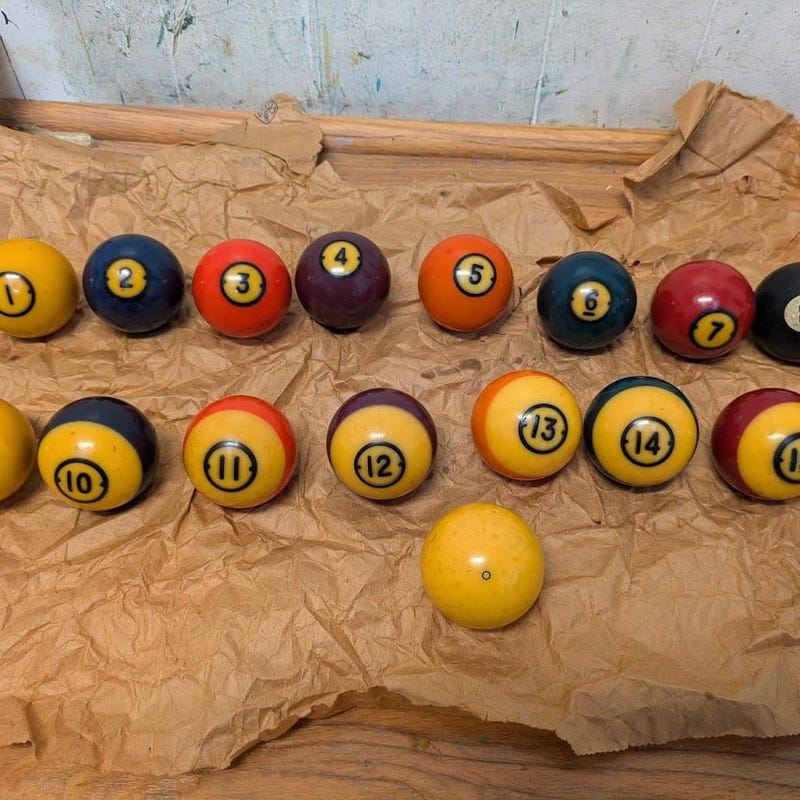 Bakelite Pool Ball - Etsy