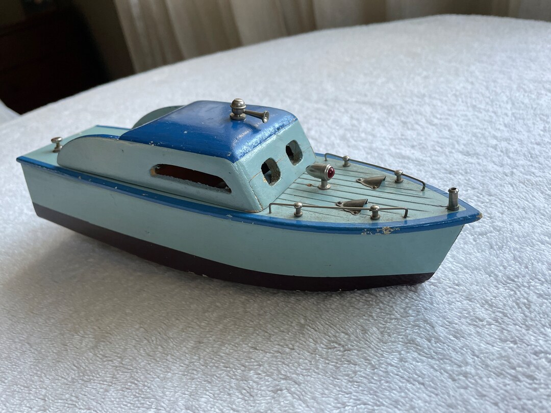 1940s 1950s Japan Wood Toy Model Boat 11 Inch - Etsy