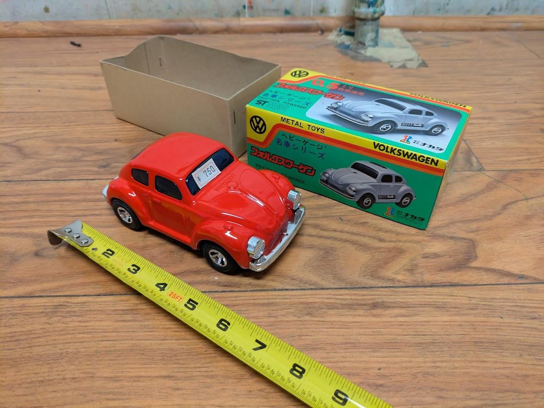 Masuda Japan Metal Toys Volkswagen Bug Coupe Friction Powered Car - Etsy
