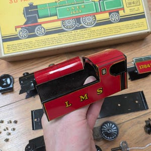 Vintage UBILDA Toy Locomotive England Chad Valley LNER 2684 Train Steam ...