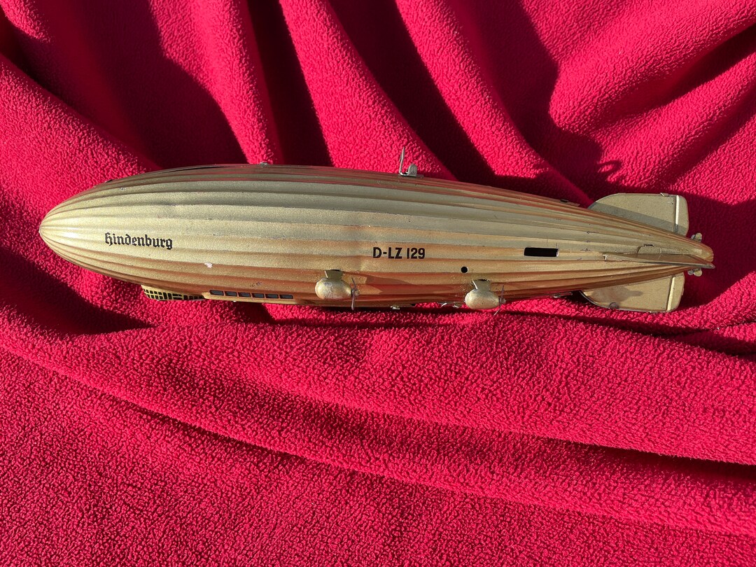 Vintage Pre-war Toy 1935 Hindenburg Zeppelin by Tippco Airship - Etsy