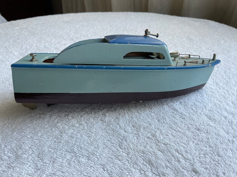 1940s 1950s Japan Wood Toy Model Boat 11 Inch - Etsy