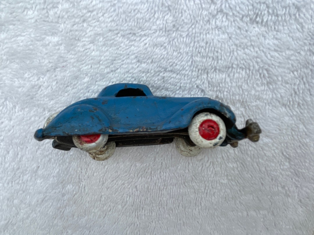 Vintage Cast Iron Toy Car by Hubley 1935 Ford Coupe V8 Rear Spare Tire ...