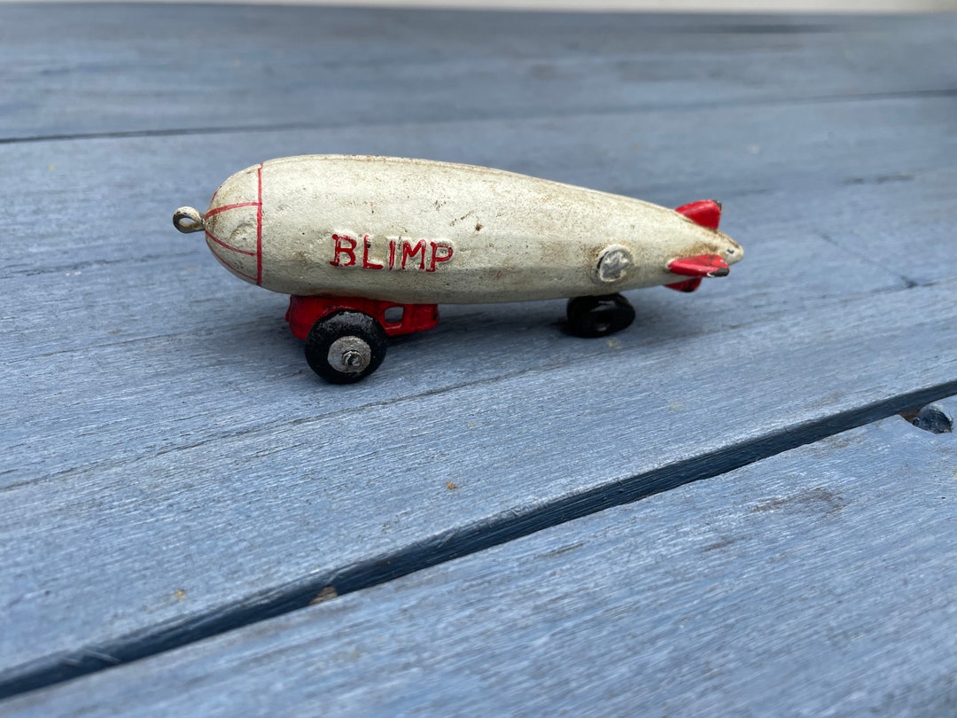 Vintage Cast Iron Toy Blimp Dirigible Similar to Fraf - Etsy