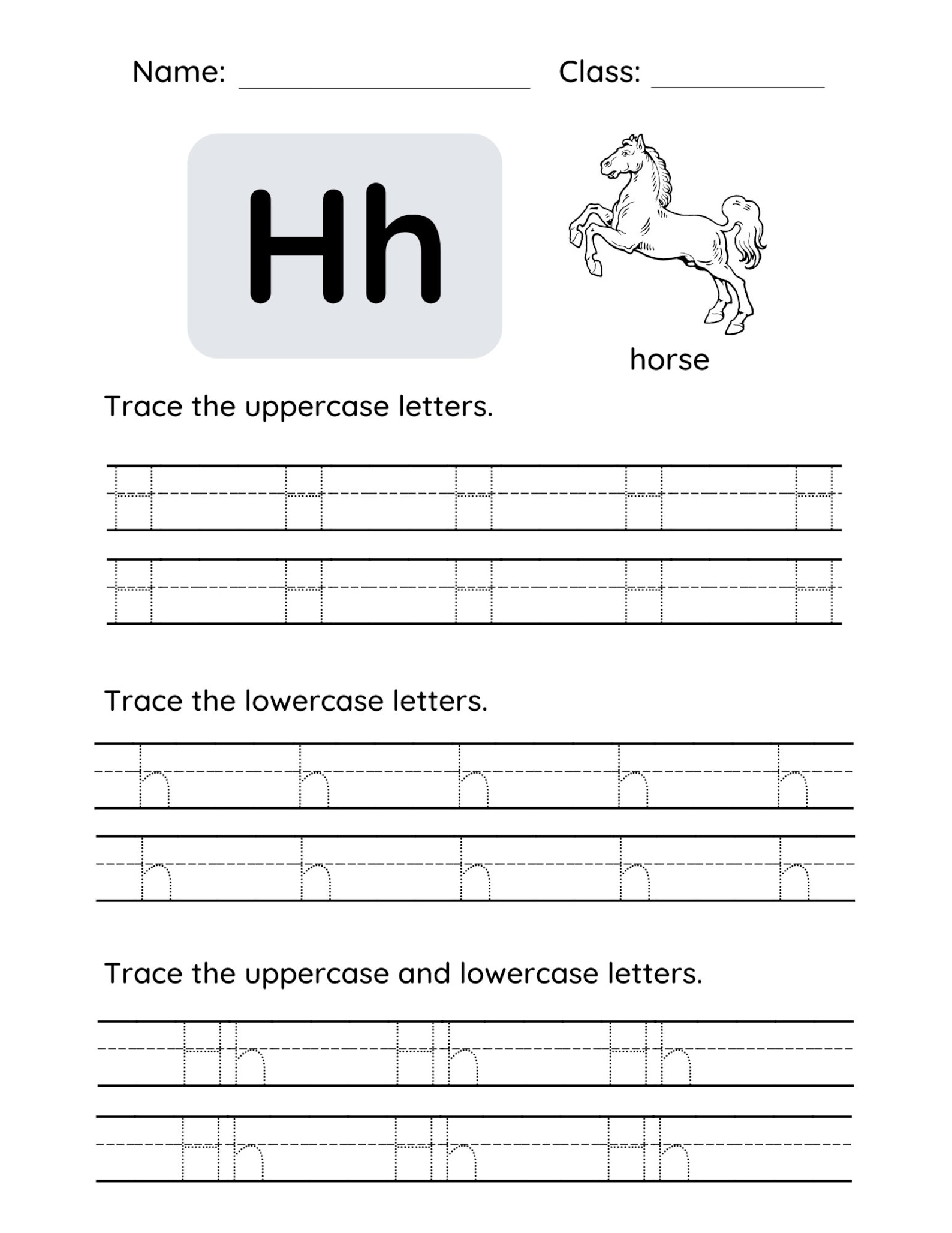 26 Alphabet Printable Letter Tracing Worksheets With Bonus Tracing ...