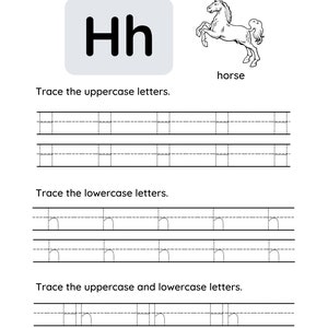 26 Alphabet Printable Letter Tracing Worksheets With Bonus Tracing ...
