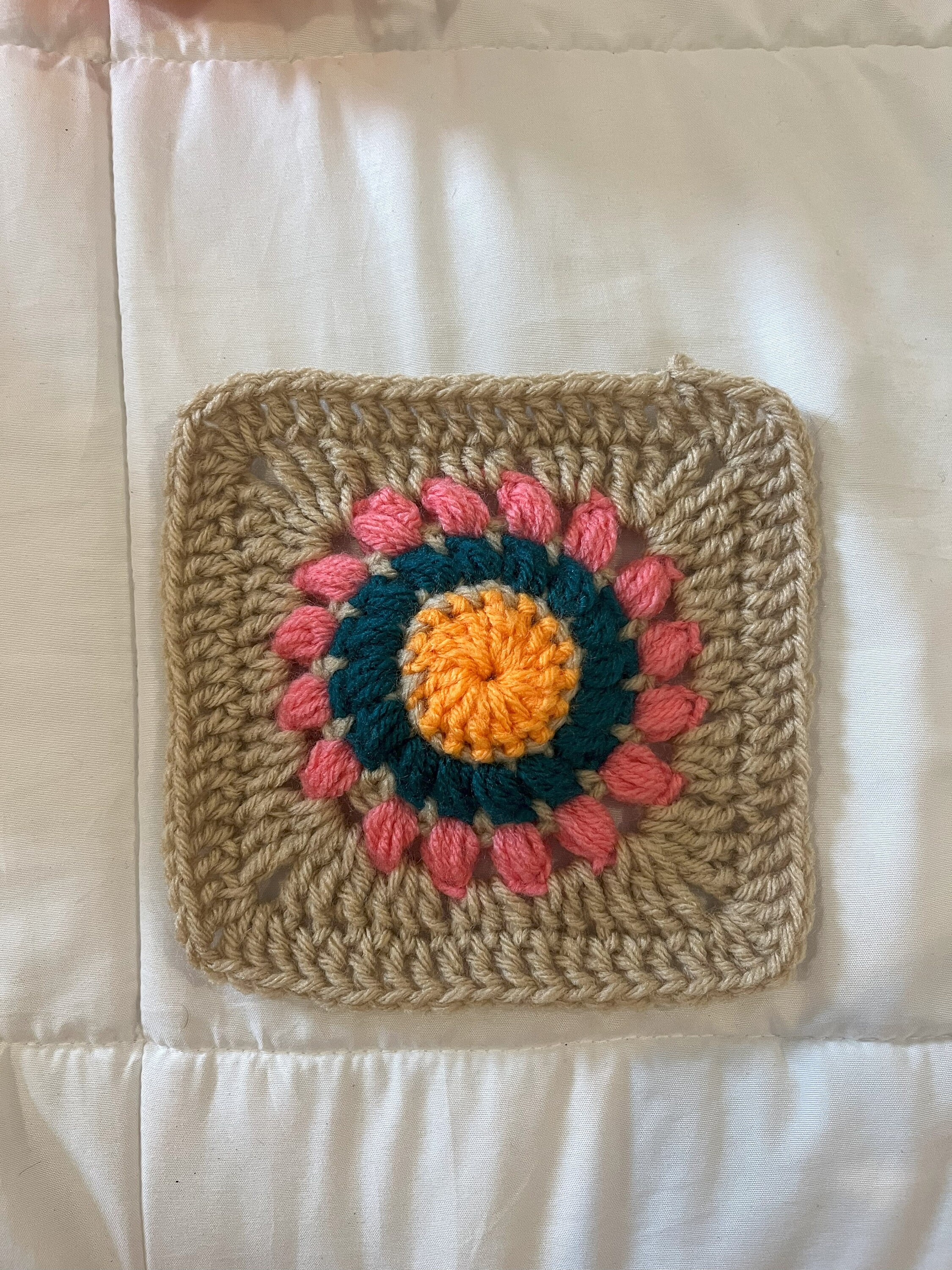 Mosaic Granny Square Pattern - Instant Download PDF Crochet Pattern ...