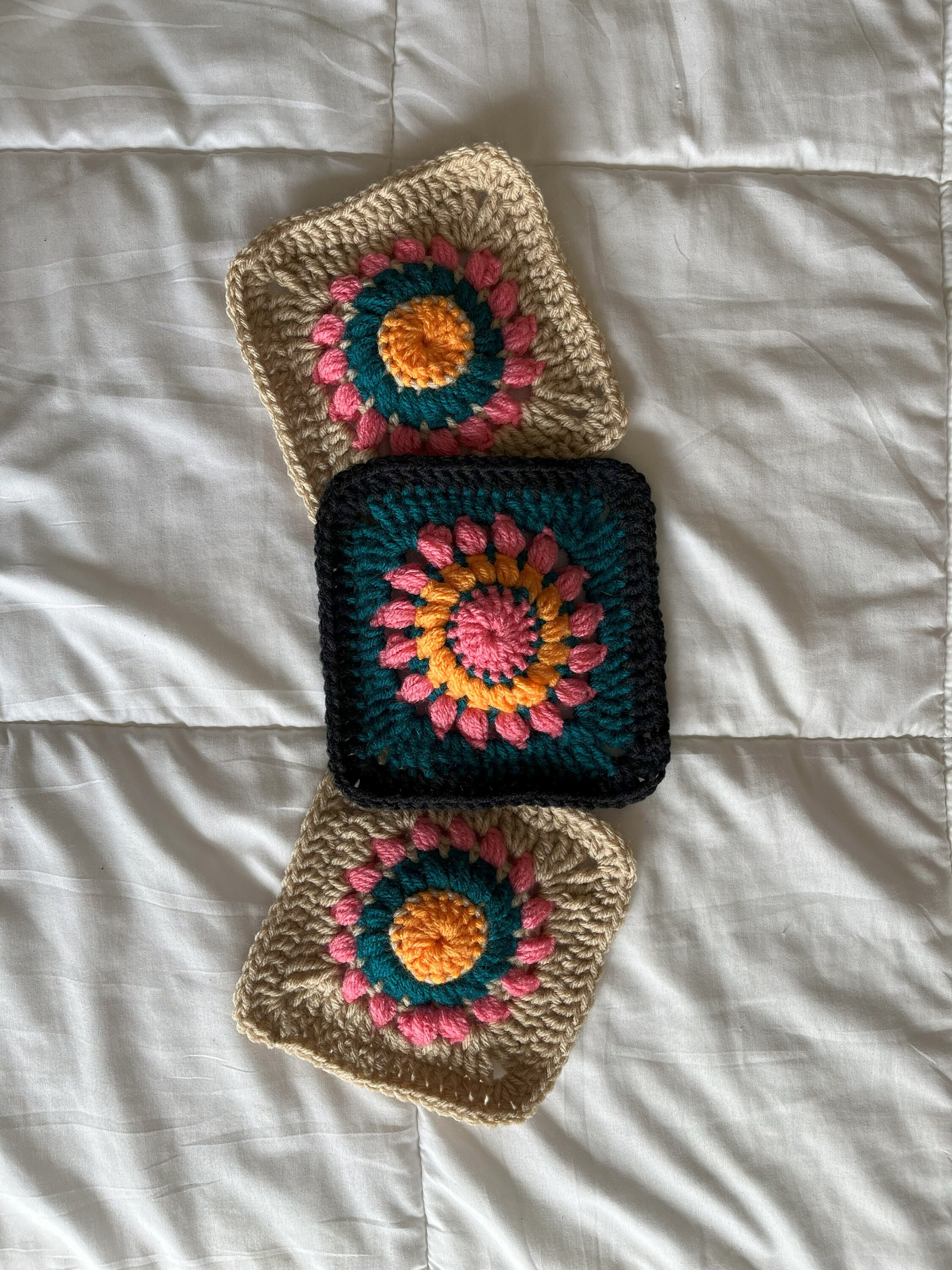 Mosaic Granny Square Pattern - Instant Download PDF Crochet Pattern ...