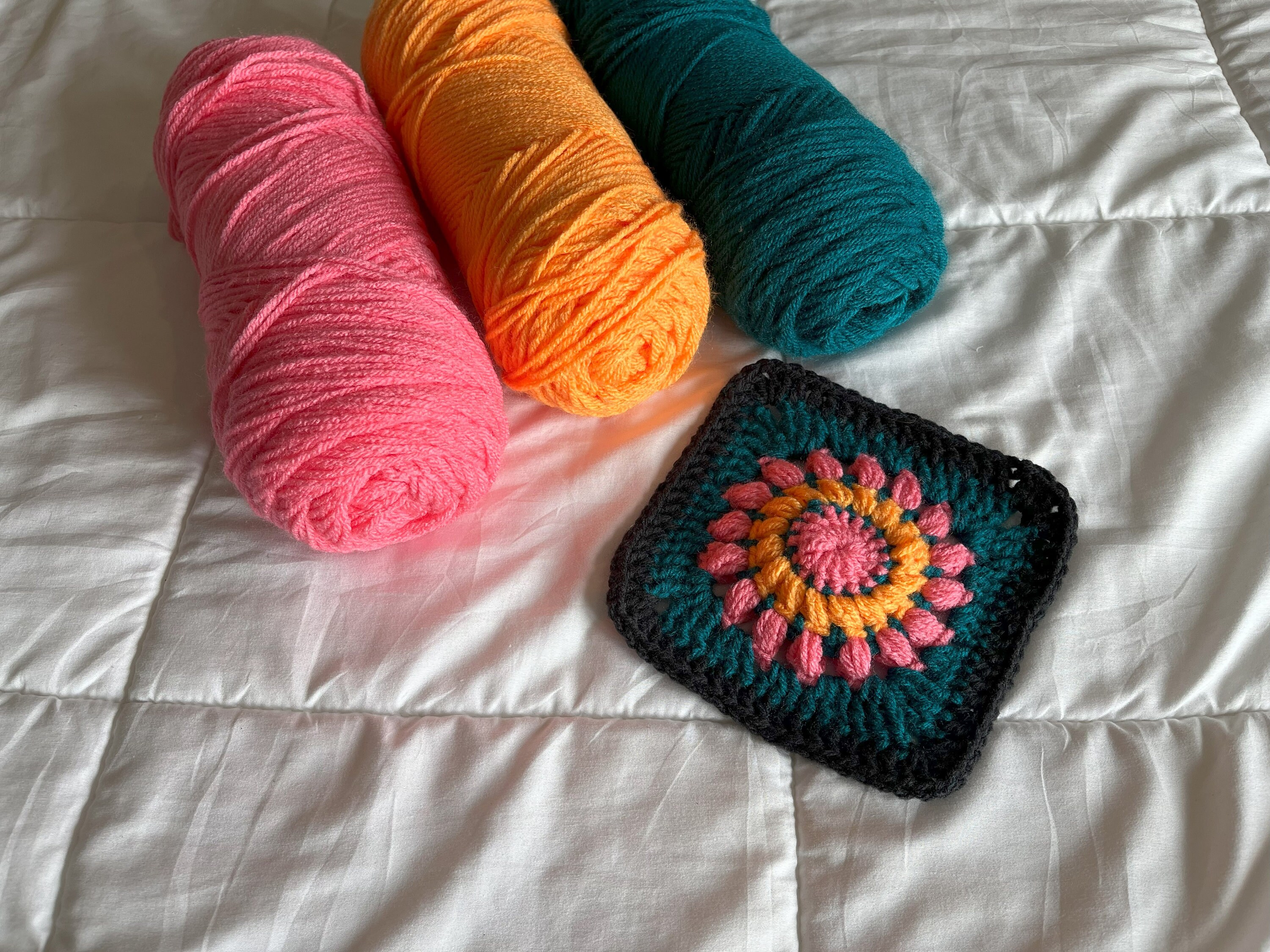 Mosaic Granny Square Pattern - Instant Download PDF Crochet Pattern ...